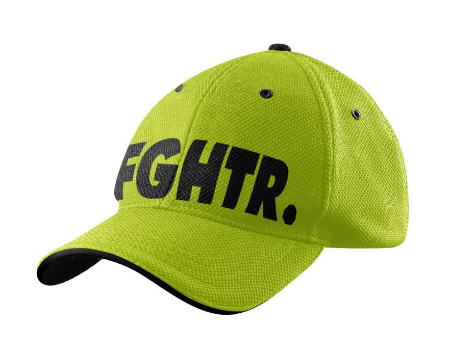 FGHTR.CAP WHITE BLACK PRINT – FGHTR.